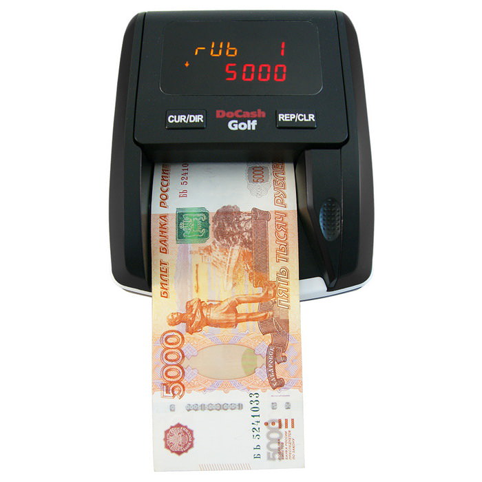 DoCash Golf - Автоматический детектор банкнот